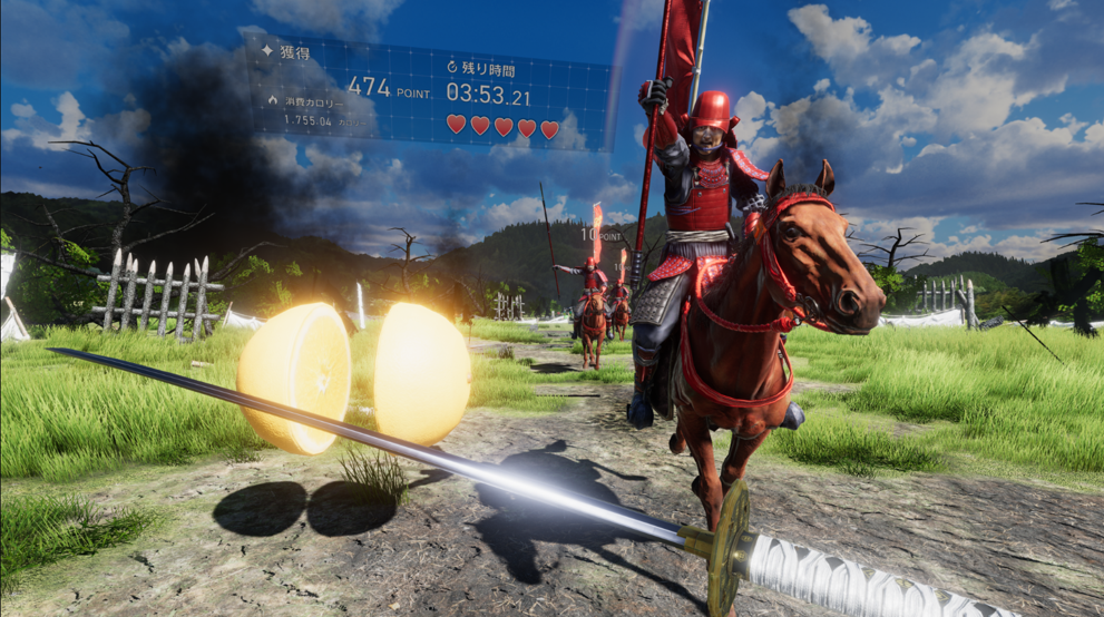 VRチャンバラエクササイズ！過剰なカロリーぶった斬れ！